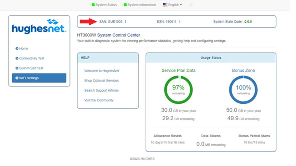 Where can I Find my Site Account Number (SAN)?